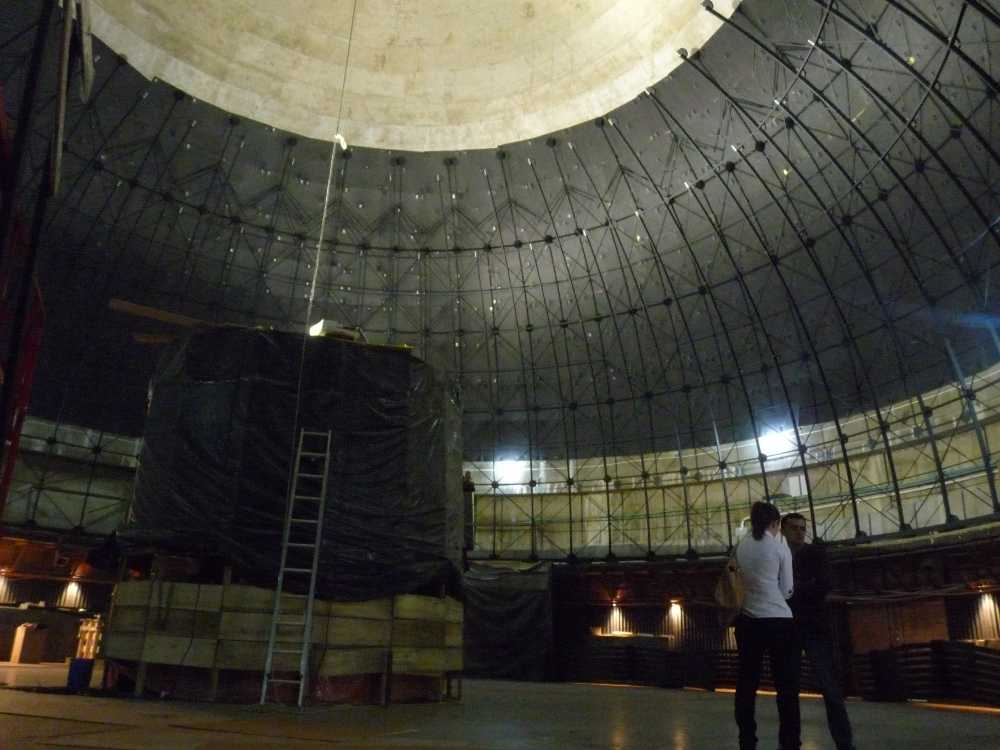 Se instaló nueva pantalla en el Planetario